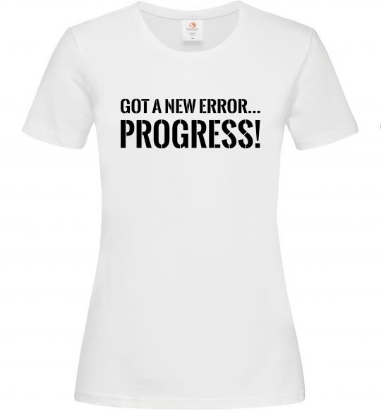 Жіноча футболка New error Progress - купити в інтернет-магазині Maikoff