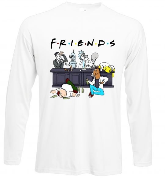 Лонгслив Cartoon alcohol friends — купить в Киеве | интернет-магазин ...