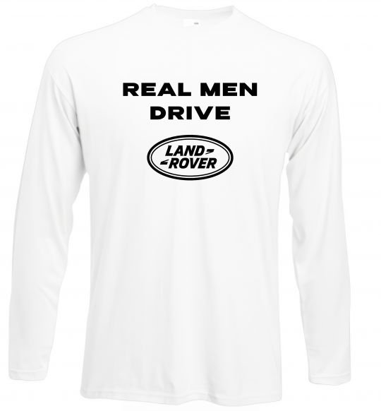 Лонгслів Real men drive Land Rover - купити в Maikoff | Доставка по Україні