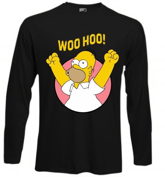 Лонгслив Homer Simpson Woo Hoo — купить в Киеве | интернет-магазин Maikoff