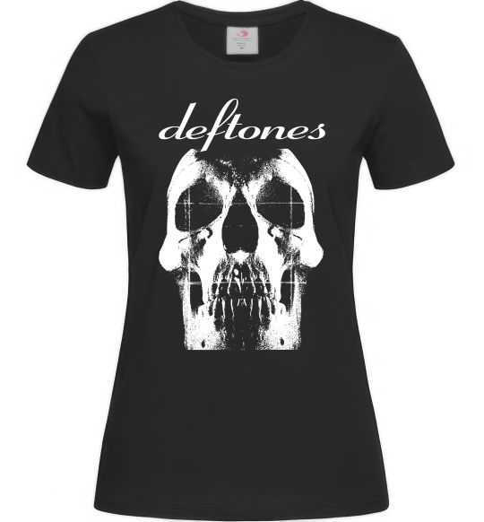 Жіноча футболка Deftones skull - купити в інтернет-магазині Maikoff