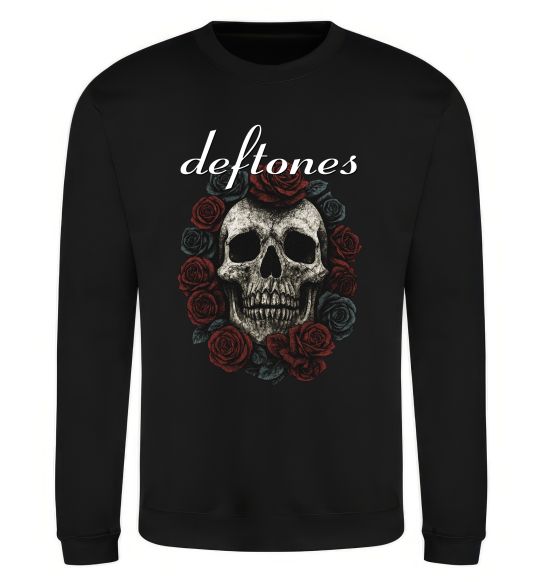Світшот Deftones skull and roses - купити в інтернет-магазині Maikoff